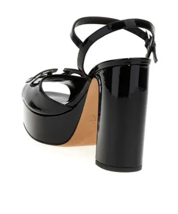 Valentino Garavani Vlogo Plaque Platform Sandals