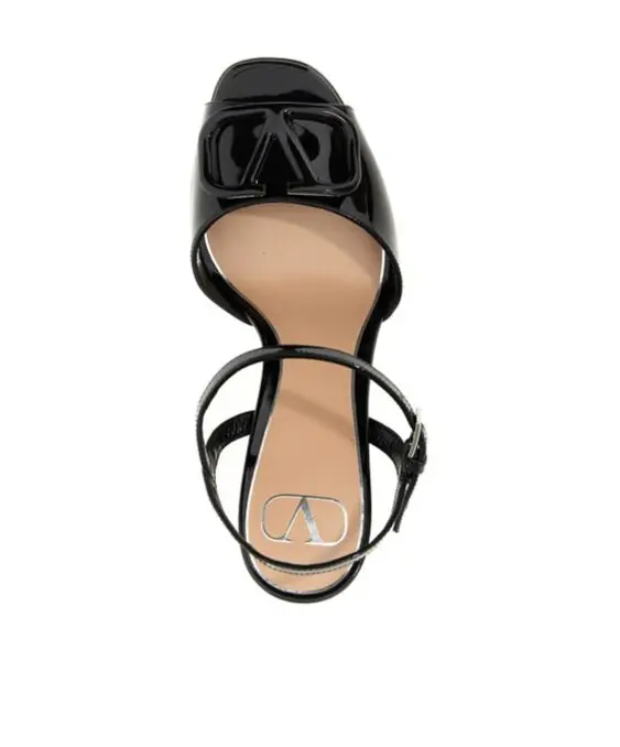 Valentino Garavani Vlogo Plaque Platform Sandals