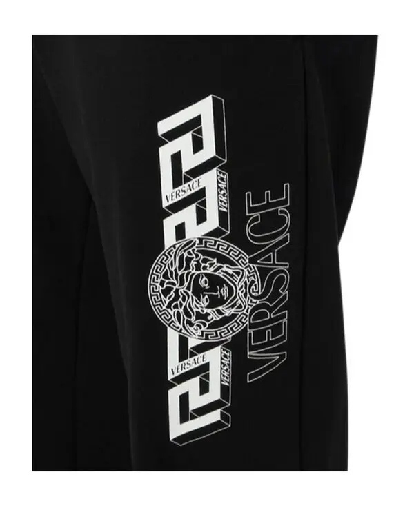 Versace Greca Detailed Jersey Knitted Track Pants