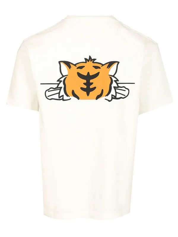 Kenzo Happy Tiger Printed Crewneck T-shirt