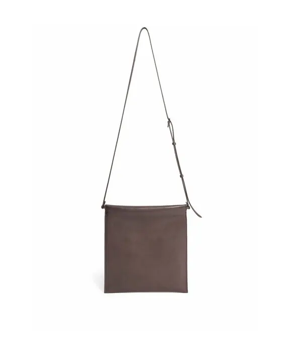 THE ROW Zip-open Shoulder Bag - Deep Khaki