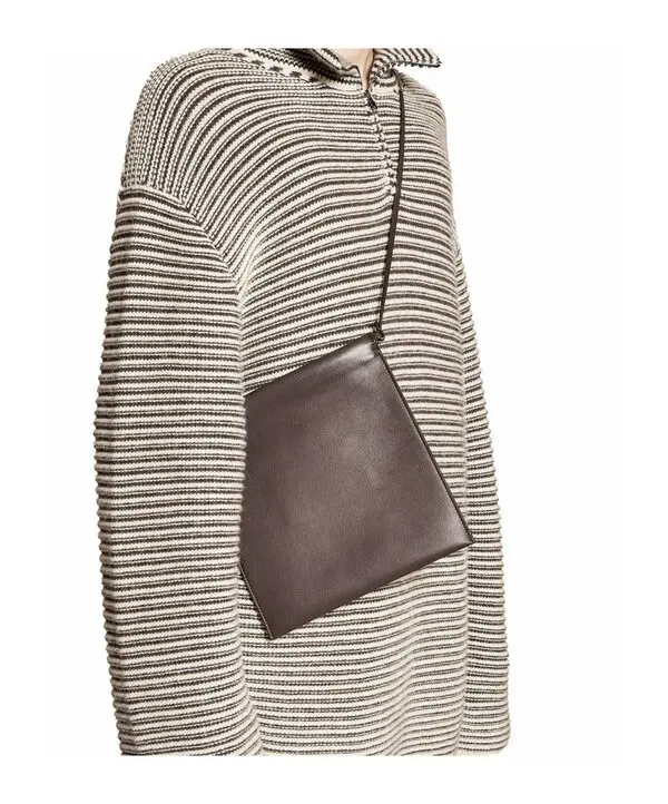 THE ROW Zip-open Shoulder Bag - Deep Khaki