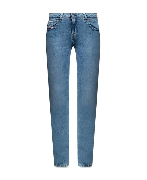 DIESEL® Low-rise Straight-leg Jeans - Blue