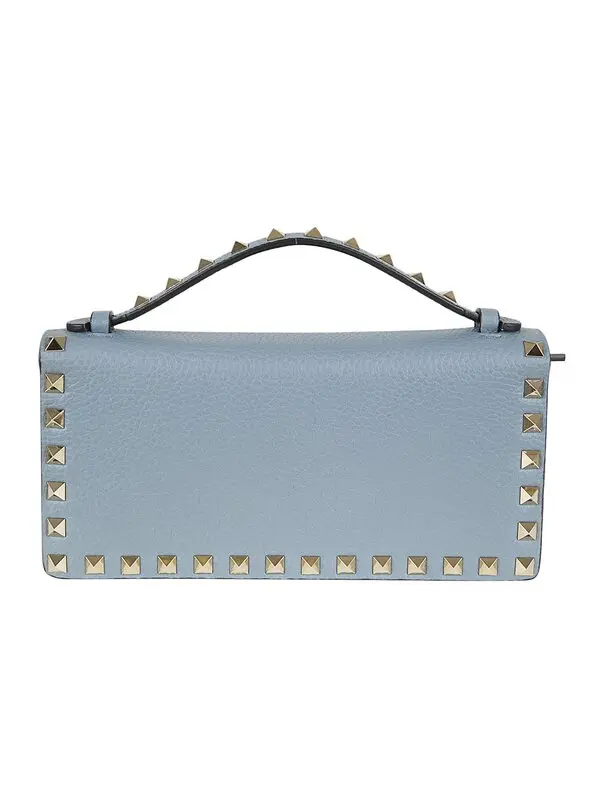 Valentino Garavani Rockstud Chain Strap Wallet - Blue
