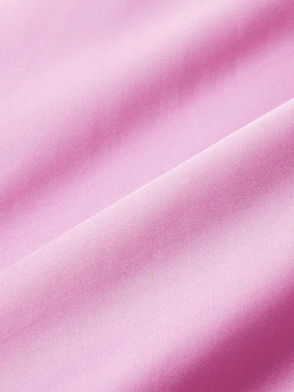 Acne Studios Halterneck Mini Dress With Draped Ruffle Detailing