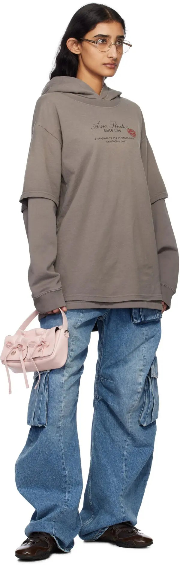 Acne Studios Loose Fit Cargo Jeans