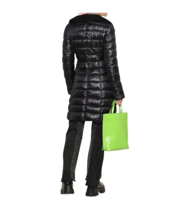 Herno Ribbed Collar Long Puffer Jacket