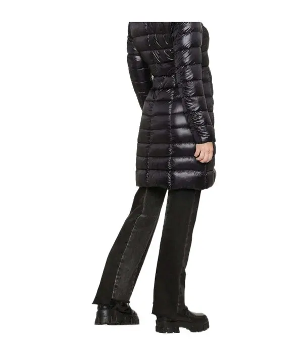 Herno Ribbed Collar Long Puffer Jacket