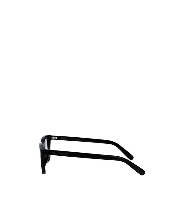 MAISON MARGIELA Geometric Flat Mirror Eyeglasses - Black