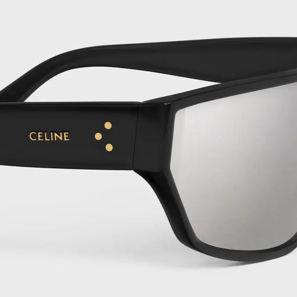 Celine Acetate Sunglasses With Mirror Lenses