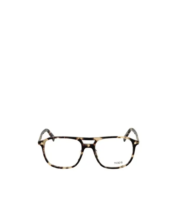 TOD'S Pilot's Flat Mirror Eyeglasses - Havana