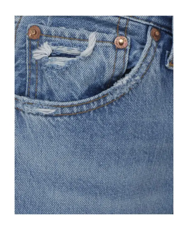 RE/DONE Classic High-rise Straight Jeans - Blue