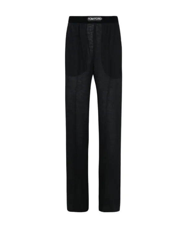 TOM FORD Logo Waistband Track Pants - Black