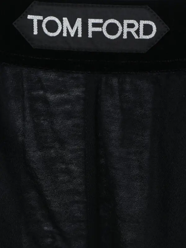 TOM FORD Logo Waistband Track Pants - Black