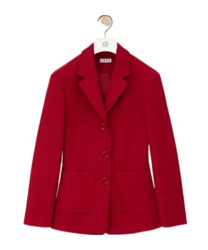 Loewe Single Breasted Jacket - Red