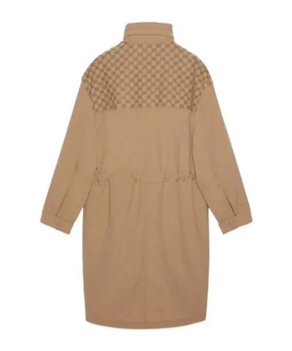 Gucci Hooded Pattern-detail Coat
