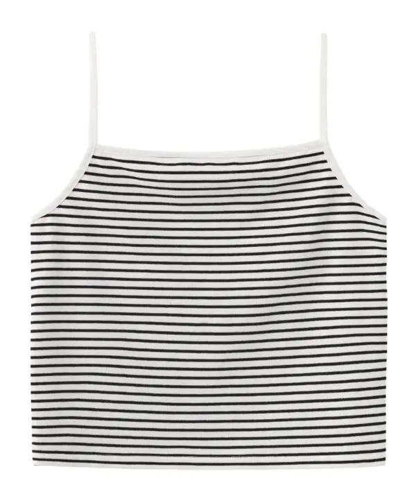Marissa Chiara Striped Vest - White