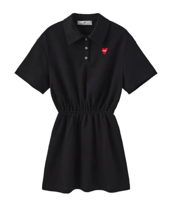 Marissa Chiara Waist Dress With Lapel Collar