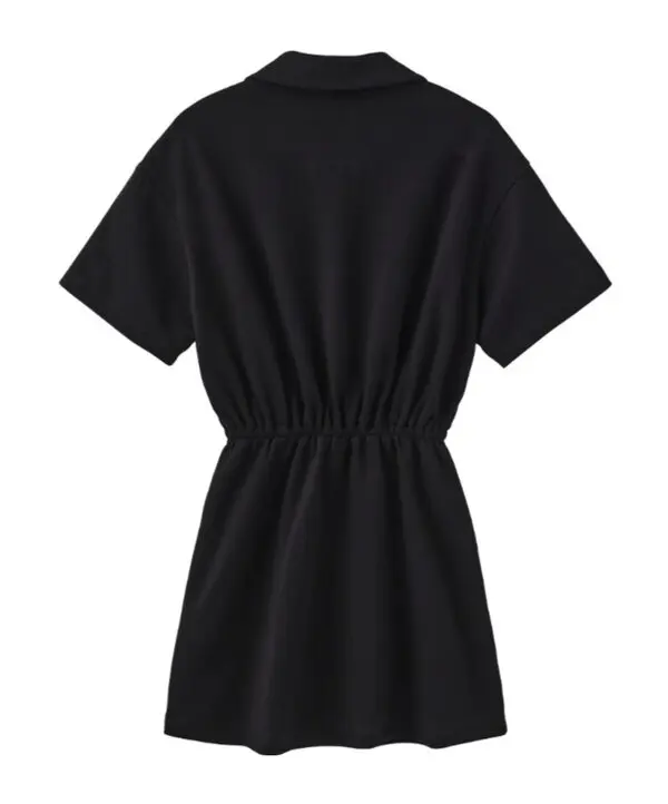 Marissa Chiara Waist Dress With Lapel Collar