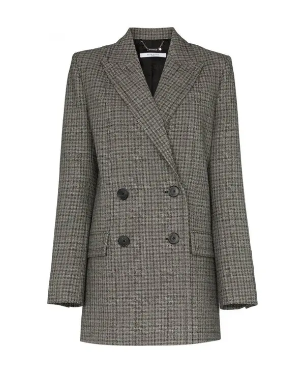 Givenchy Plaid Wool Suit Jacket