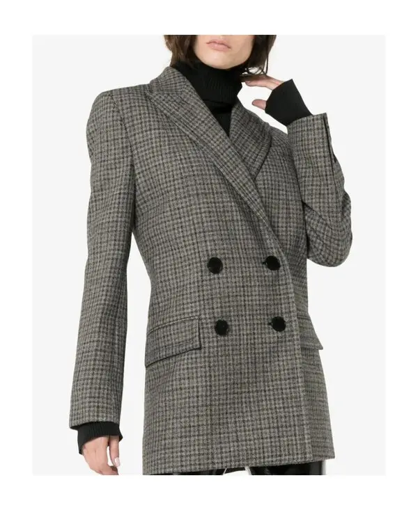 Givenchy Plaid Wool Suit Jacket
