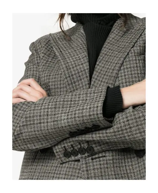 Givenchy Plaid Wool Suit Jacket