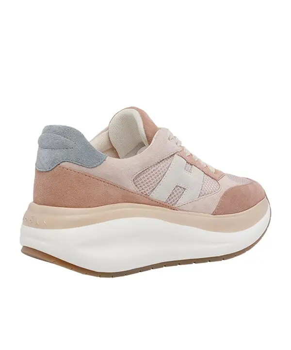 Hogan Maxi Platform Sneakers - Nude