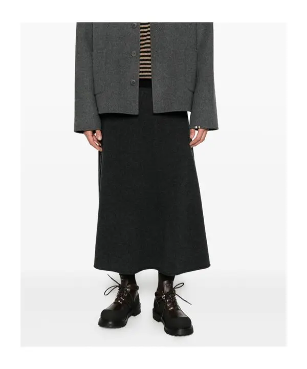 Extreme Cashmere High-waisted Maxi Skirt