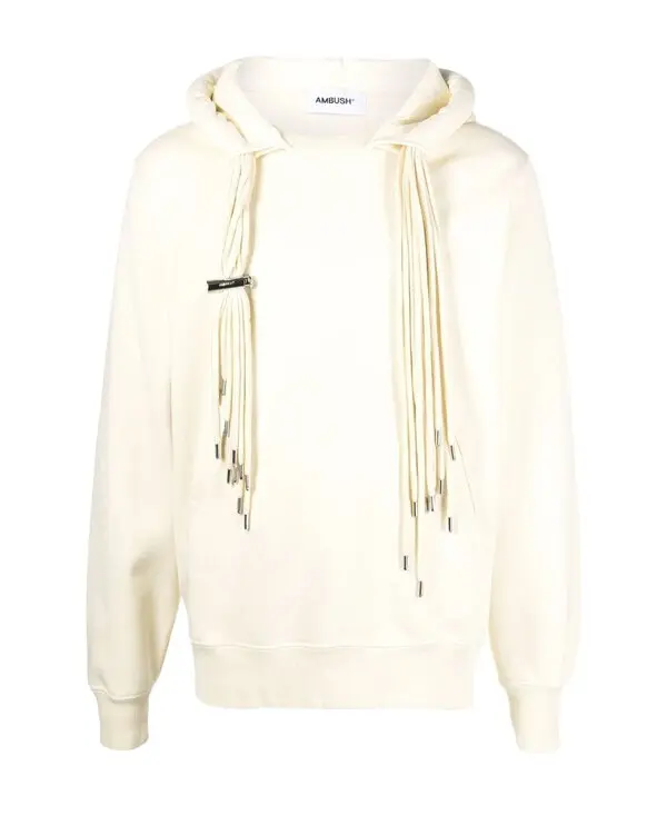 AMBUSH Multi-cord Long-sleeve Hoodie - White