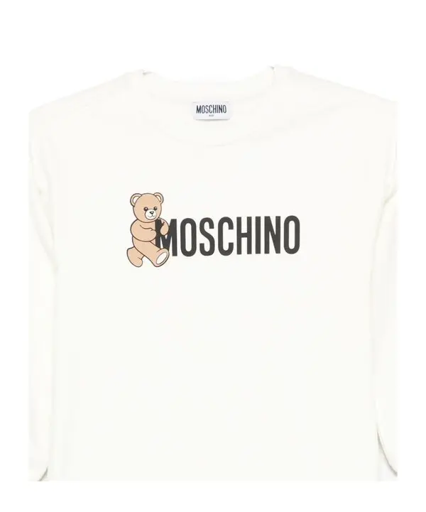Moschino Teddy Bear Logo Cotton Top