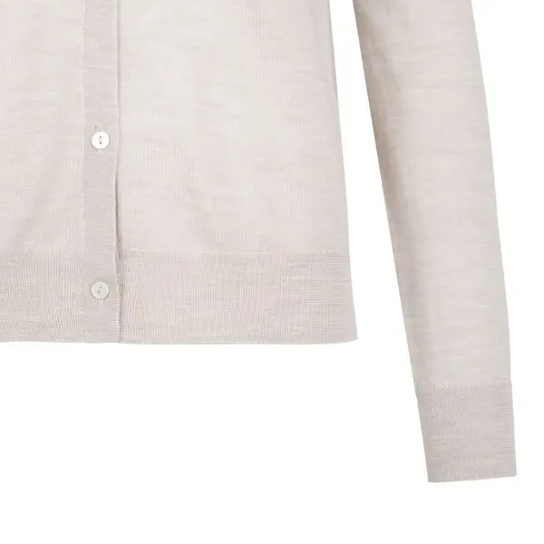 P.a.r.o.s.h Buttoned Patch-pocket Cardigan - Beige