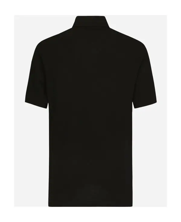 Dolce & Gabbana Dolce Gabbana Logo Embroidered Polo Shirt