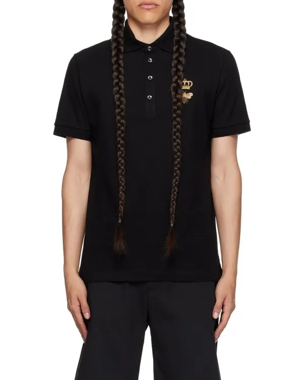 Dolce & Gabbana Dolce Gabbana Logo Embroidered Polo Shirt