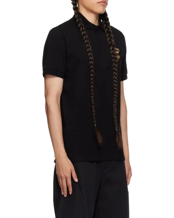 Dolce & Gabbana Dolce Gabbana Logo Embroidered Polo Shirt