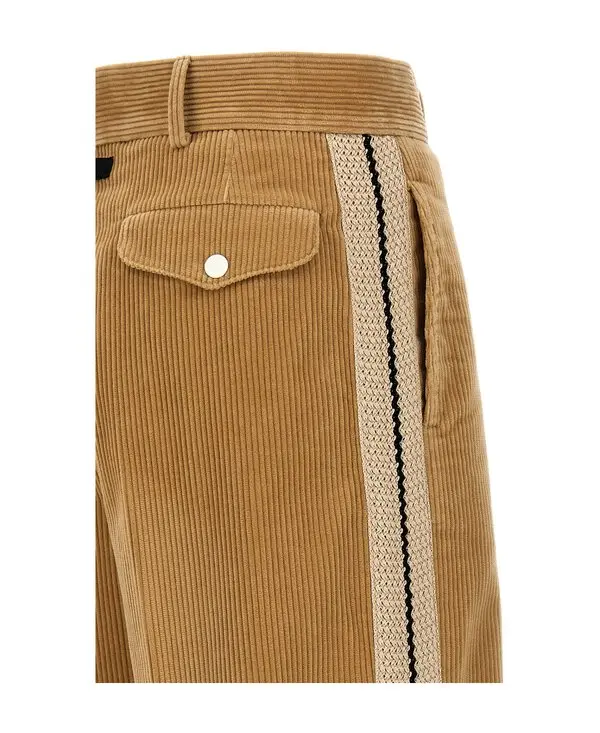 Palm Angels Corduroy Side Stripe Pants
