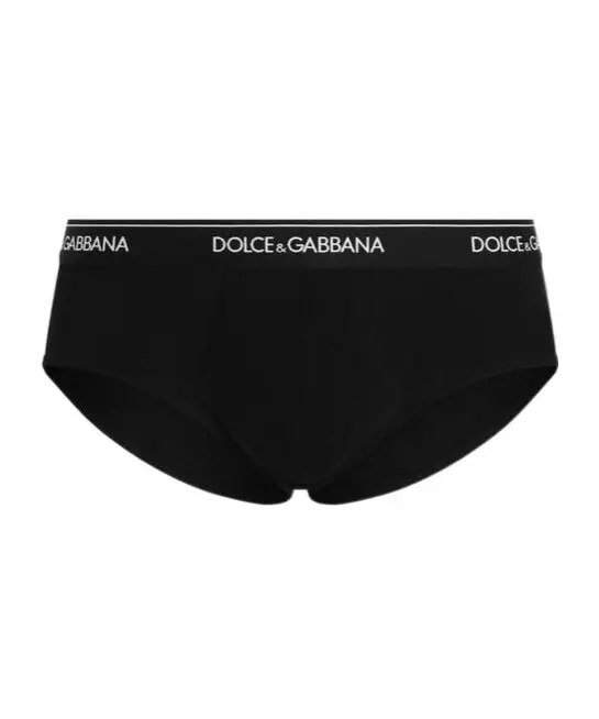 Dolce & Gabbana Dolce Gabbana Logo Waistband Set Of Three Briefs - White