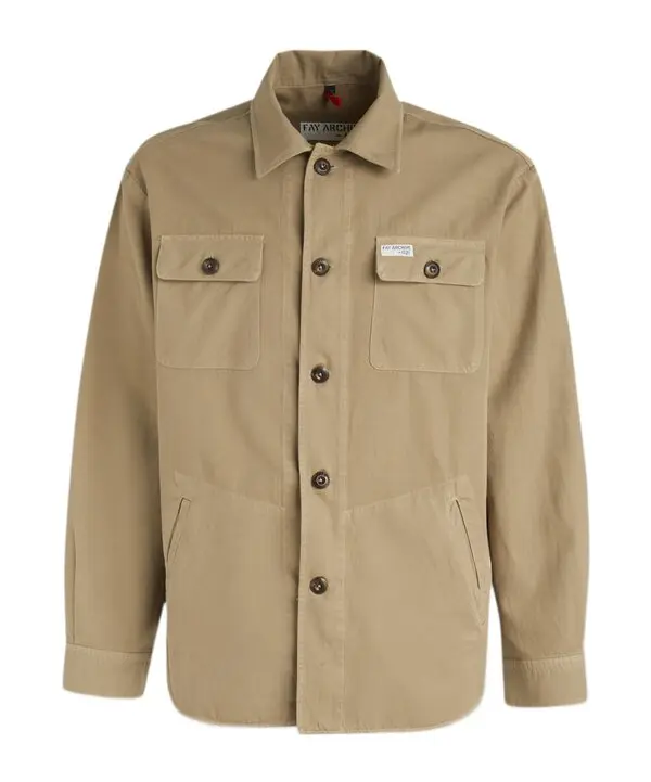 FAY Buttoned Long-sleeved Shirt