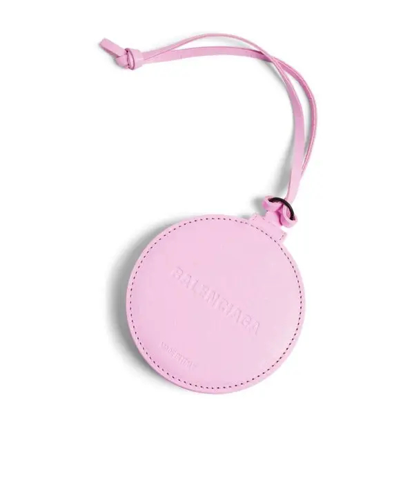 Balenciaga Le City Round Mirror Charm - Bubbly Pink