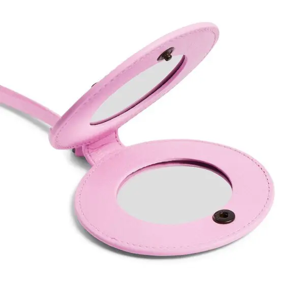 Balenciaga Le City Round Mirror Charm - Bubbly Pink