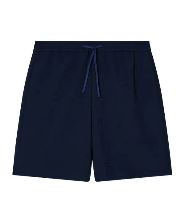 Emporio Armani Elasticated Drawstring Shorts - Blue