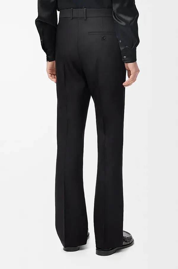Loewe Wool And Silk Pleated Trousers