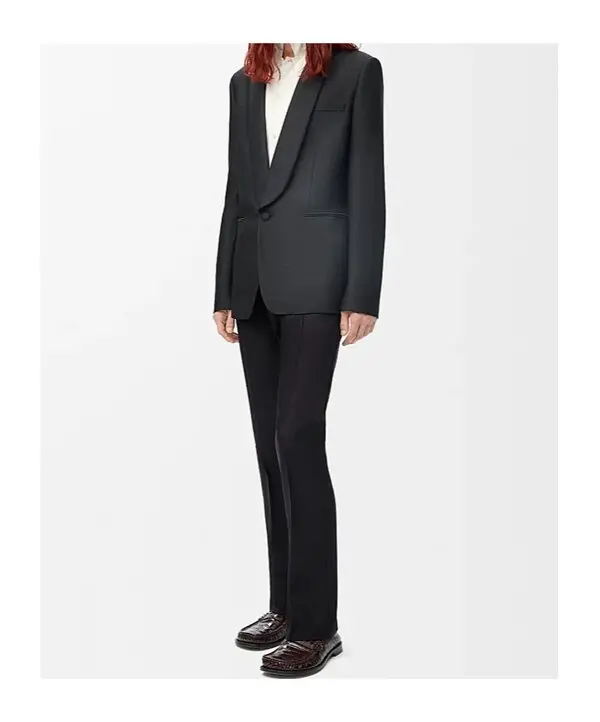 Loewe Wool And Silk Pleated Trousers