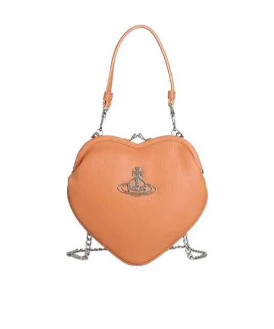 VIVIENNE WESTWOOD Belle Heart Shoulder Bag - Pink