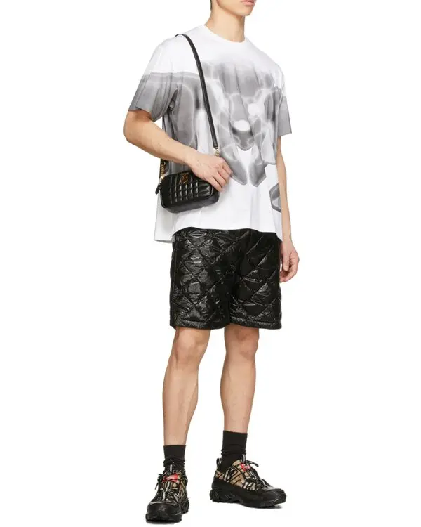 Burberry Diamond Quilted Shorts With Drawstring Waist