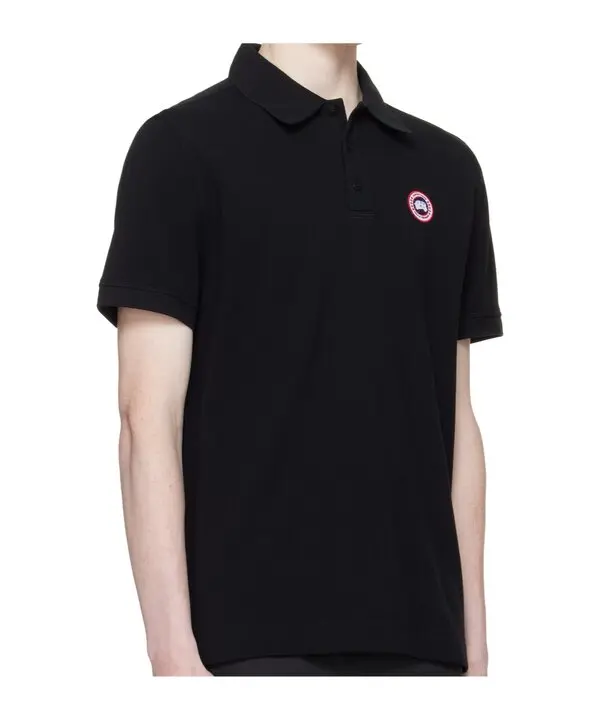 Canada Goose Short-sleeved Polo Shirt - Black