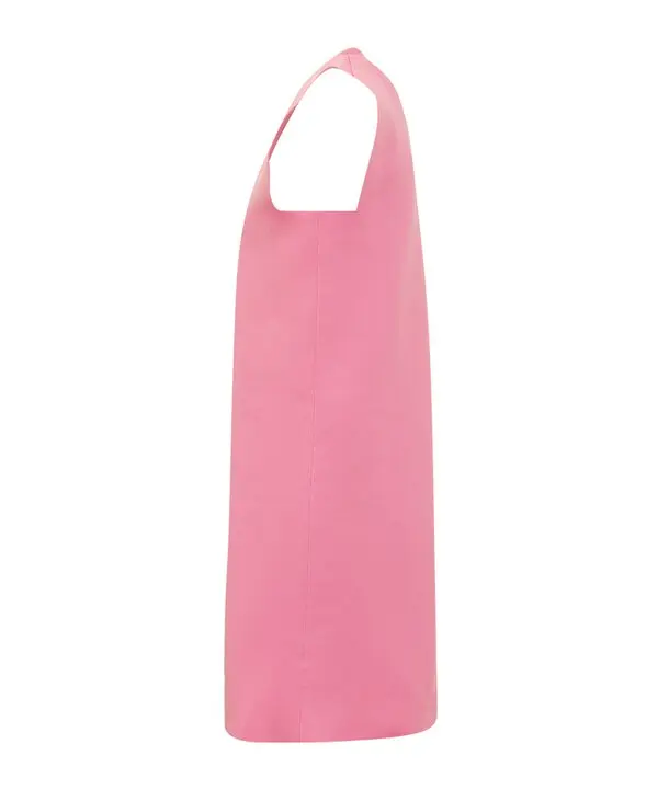 JIL SANDER Sleeveless Crewneck Shift Dress - Pink