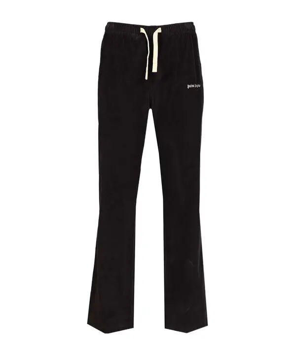 Palm Angels Logo Embroidered Drawstring Pants