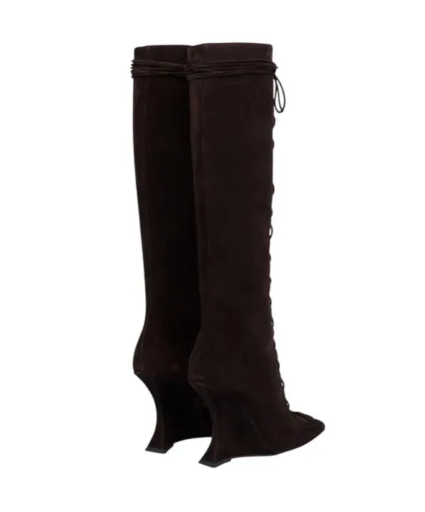 Paris Texas Nina Lace-up Boots - Black