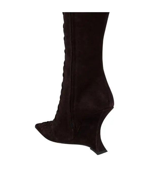 Paris Texas Nina Lace-up Boots - Black
