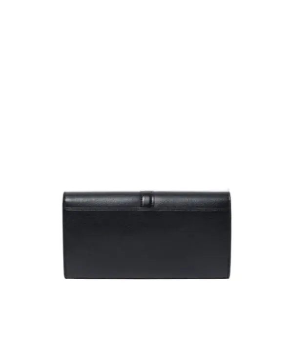 Stella McCartney Padlock Detailed Wallet - Black